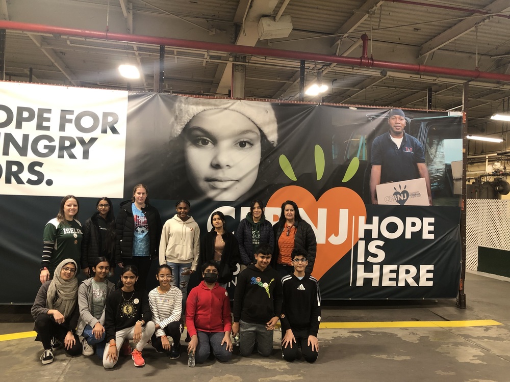 IMS Honor Society at Community Food Bank | Iselin Middle School
